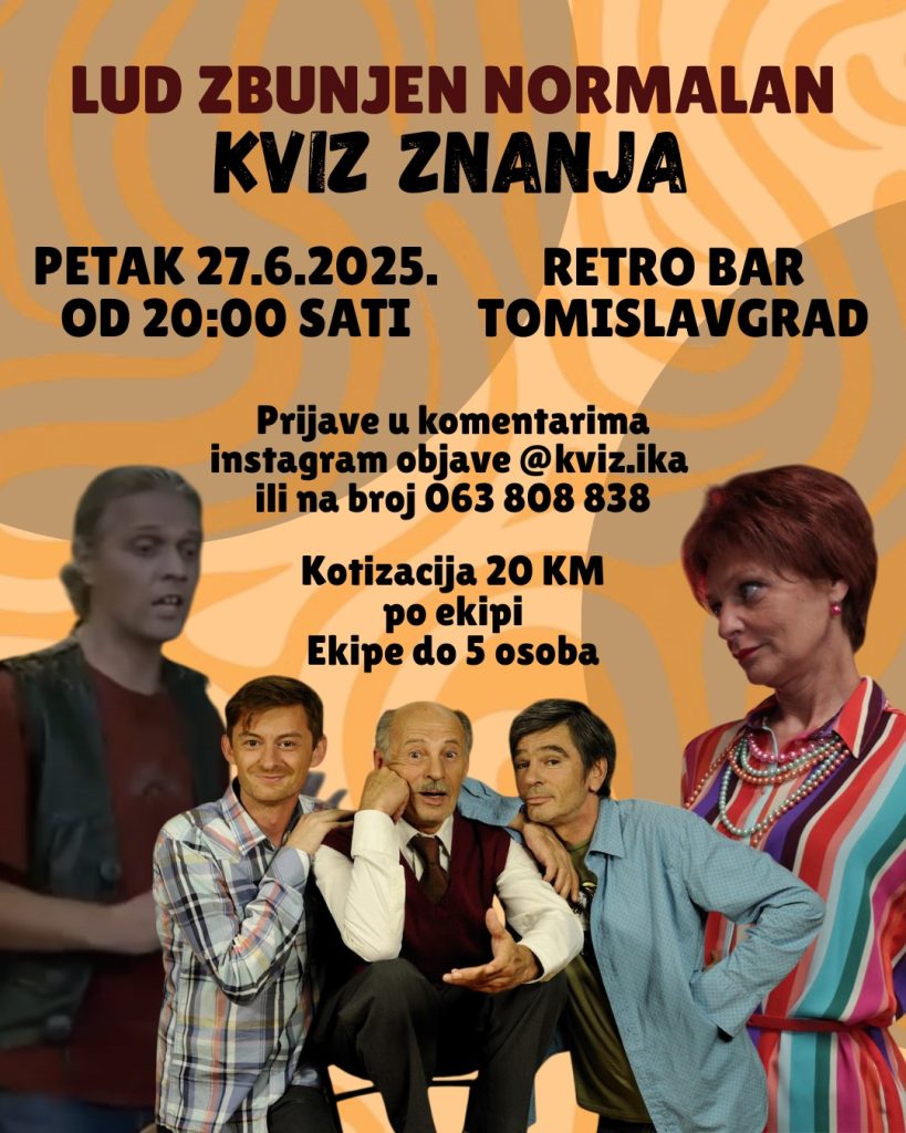 Veliki kviz o seriji "Lud, zbunjen, normalan" - Tomislav City